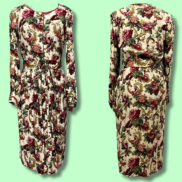 berg-Ray | Dresses | Vintage Bergray Dress Midi | Poshmark